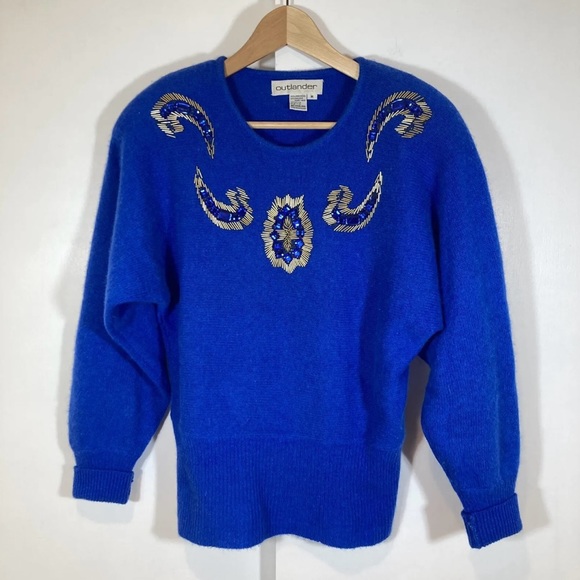 Outlander | Sweaters | Vintage Outlander Beaded Lambswool Angora ...
